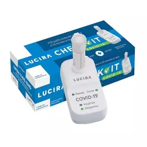Lucira egyszer használatos COVID-19 teszt, otthoni covid tesztkészletek