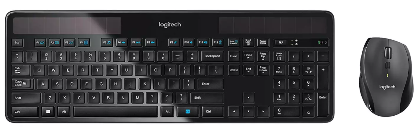 Logitech Solar Powered MK750 keyboard ma isumu