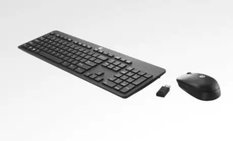 Kombinacija HP tanke bežične tastature i miša