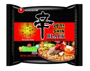 Supë me petë të zezë Nongshim, ramen më i mirë i menjëhershëm