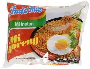 Awọn nudulu ramen lẹsẹkẹsẹ Indomie Mi Goreng, ramen lẹsẹkẹsẹ ti o dara julọ