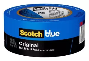 skotu zilā gleznotāja lente, kā noņemt tapetes