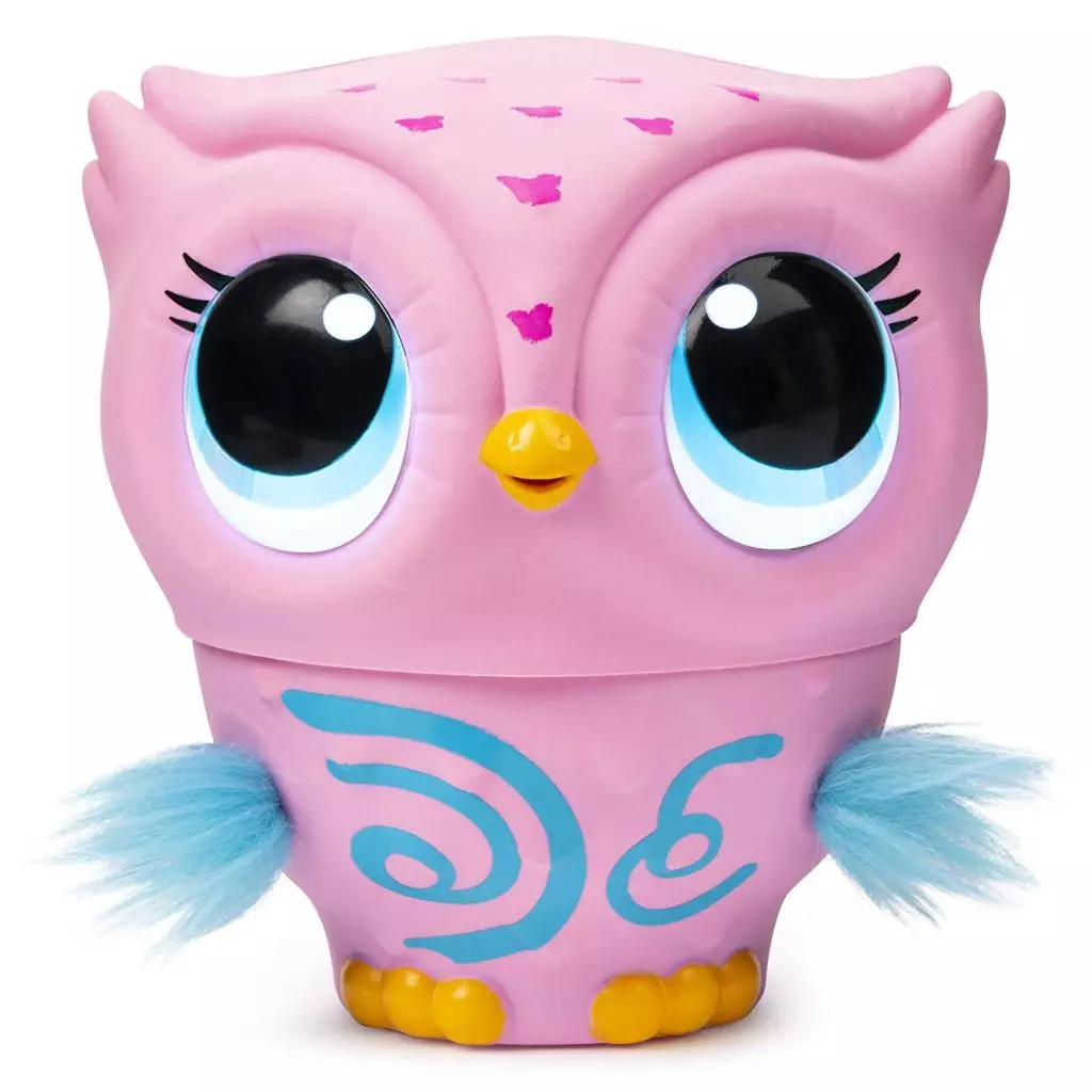 Owleez Flying Pink Baby Owl leksak för barn