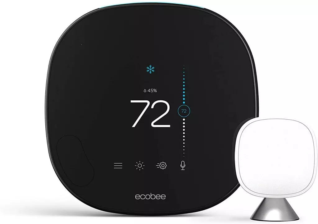 Розумний термостат ecobee з голосовим керуванням, найкращі розумні домашні пристрої