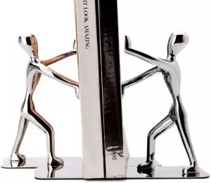 Fasmov Heavy Duty Stainless Steel Man bookends