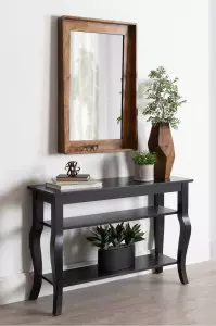 mejor estante de espejo de diseño de madera, estante de espejo
