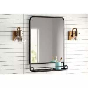 accent mirror shelf, mirror shelf