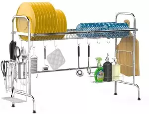 pamwamba pa sink dish drying rack ispecle