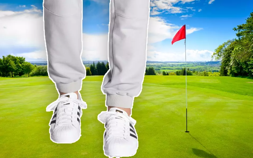 golfové topánky adidas, golf s hrotmi adidas