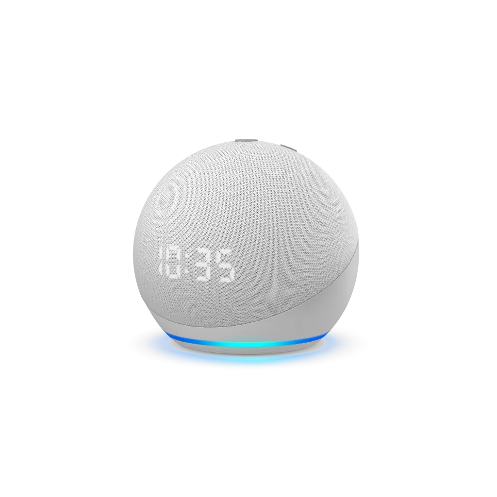 Amazon Echo Dot With Clock 4th Generation