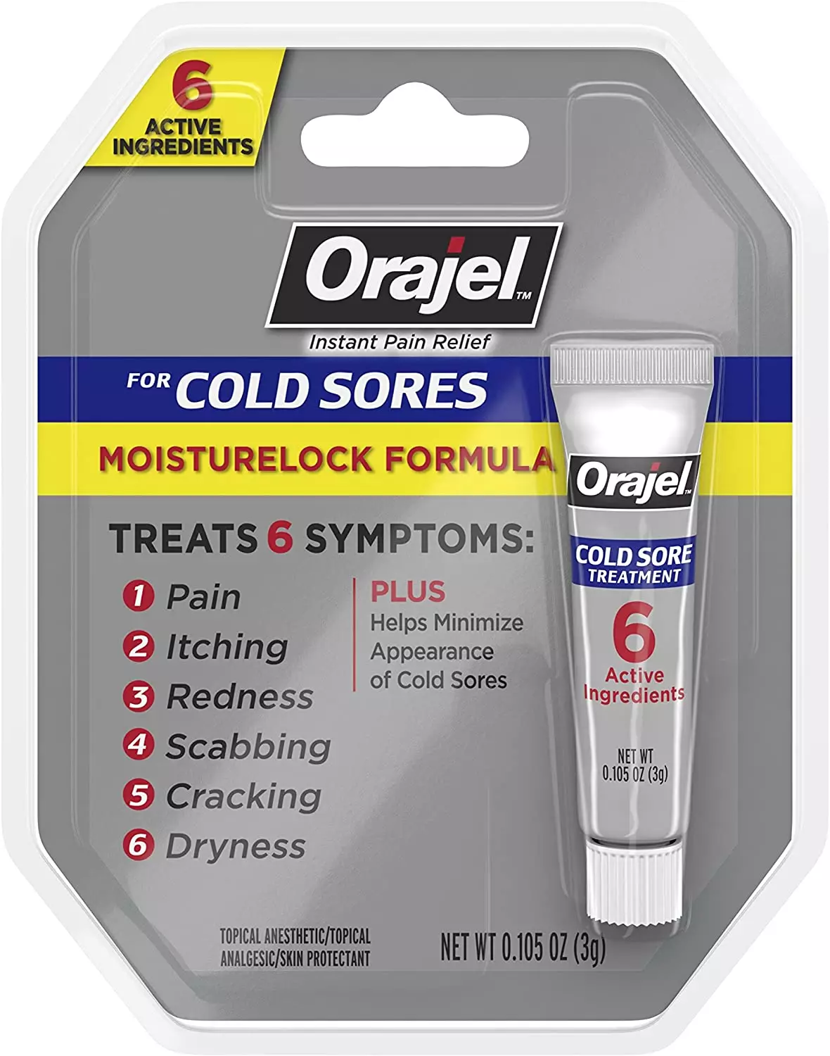 Cold Sore Treatment Orajel produtos mais embaraçosos