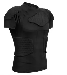 Zicac Sports Shock Rash Guard Compression Padded Shirt für Herren