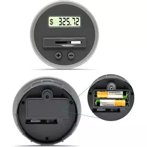 Jumbo Digital Coin Counter Bank