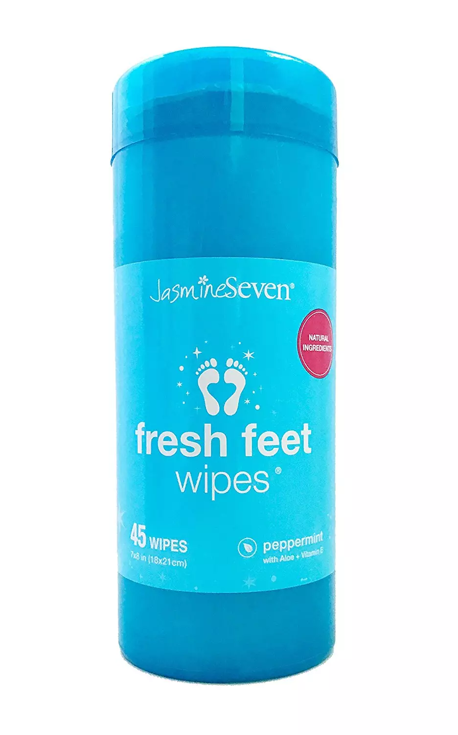 Jasmine Seven Fresh Feet servetėlės; kaip atsikratyti pėdų kvapo