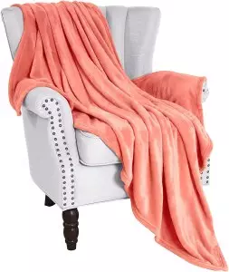 Exlusivo Mezcla Flannel Fleece Velvet Plush Soft Throw Palanikeke