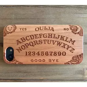 Ouija Geescht Verwaltungsrot Cherry Wood Telefon Case