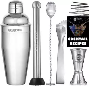 Mixologist World 5-Piece Bartender Set