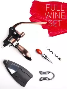 RedNoel Wine Corkscrew Opener Set