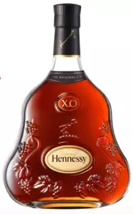 Garrafa de conhaque extravagante Hennessy XO