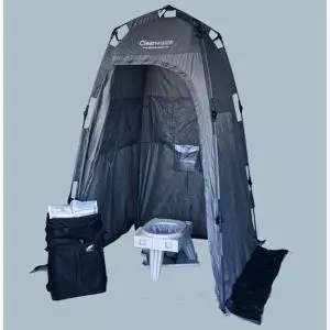 draagbaar campingtoilet privé