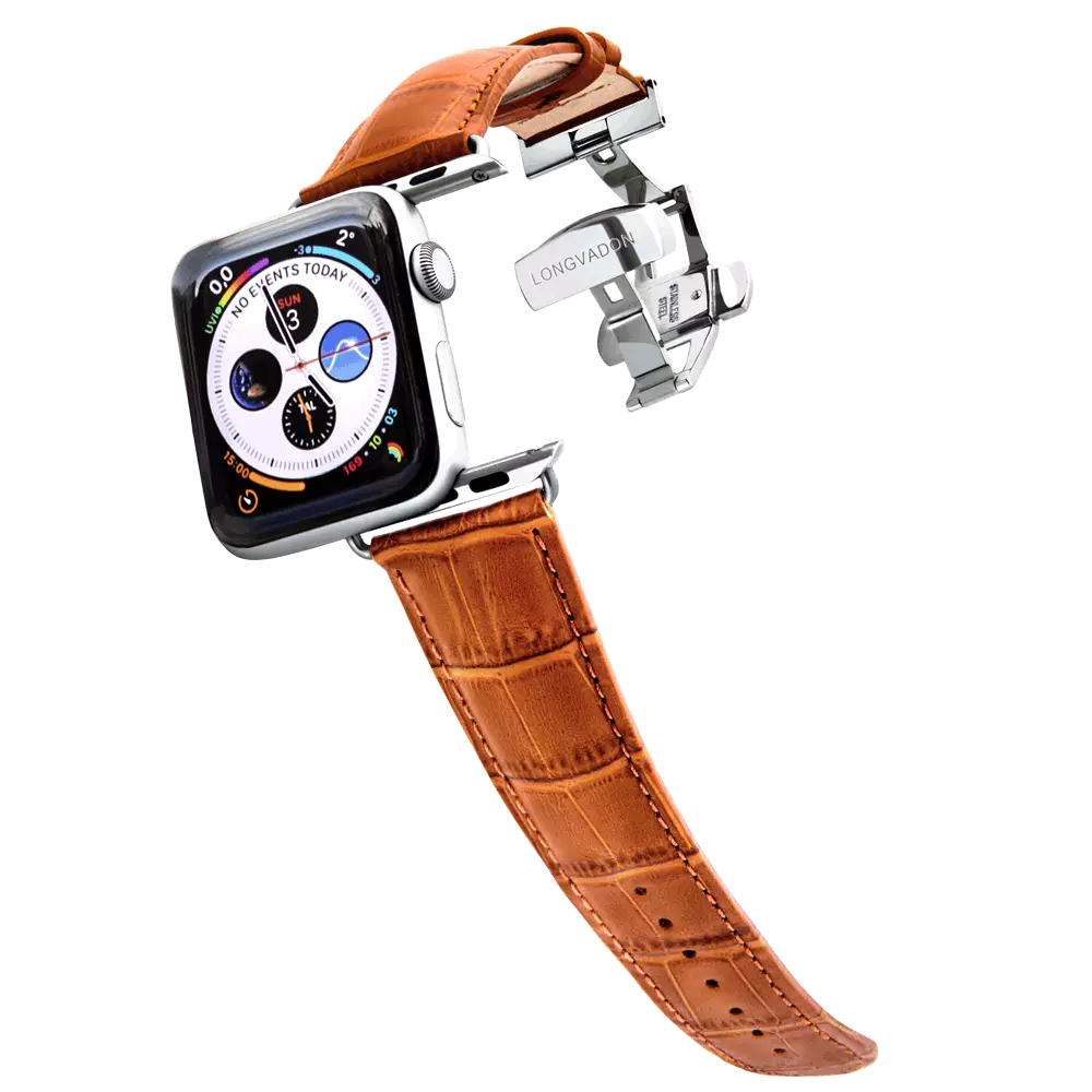 bracelet de montre intelligente en cuir