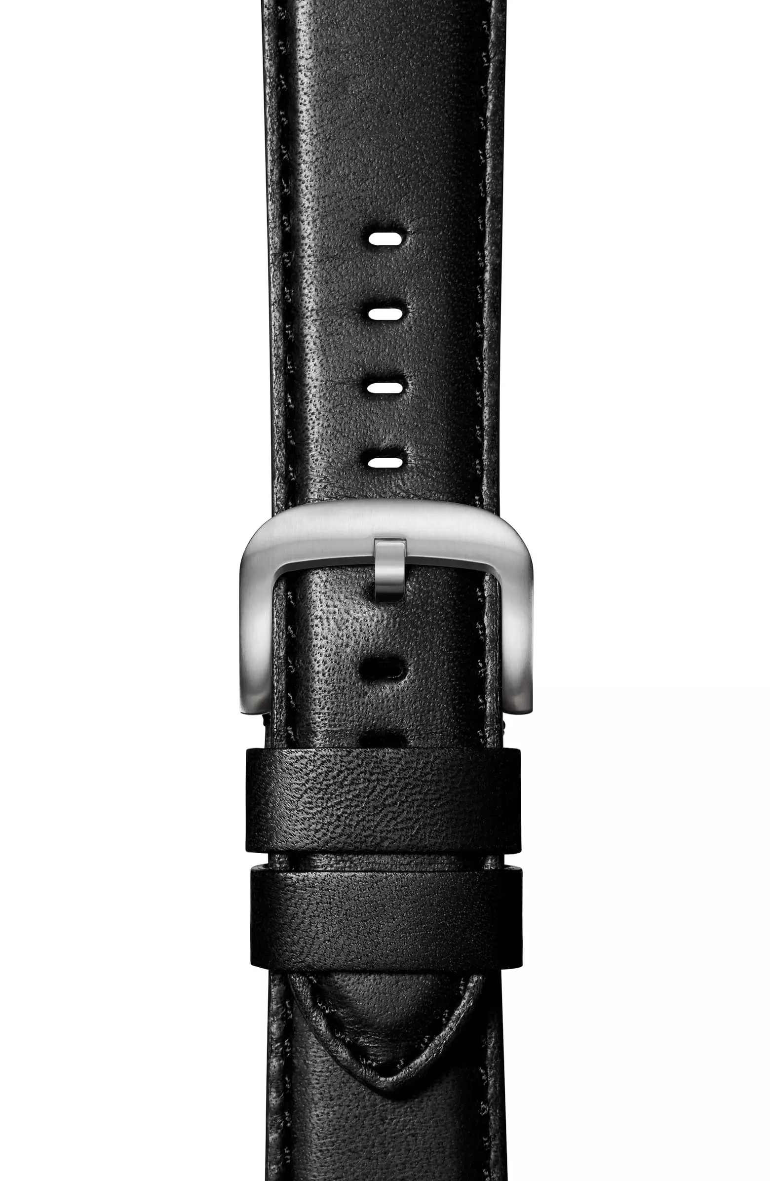 bracelet de montre en cuir noir