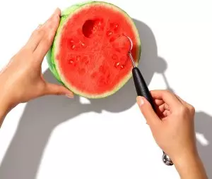 melon baller, hoe meitsje in watermeloen keg