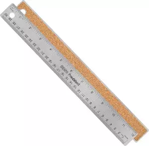 Breman Precision Stainless Steel 12 Inch Metal Ruler