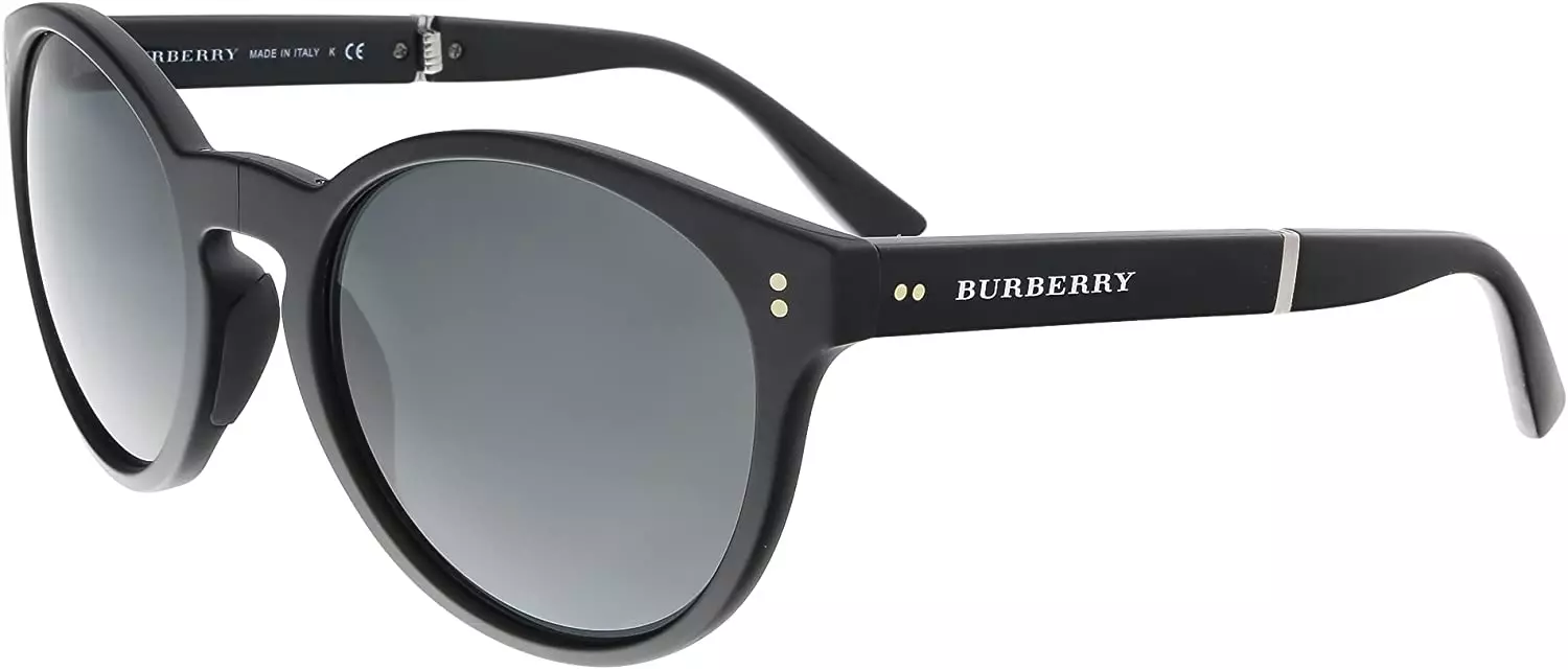 Čierne skladacie slnečné okuliare Burberry