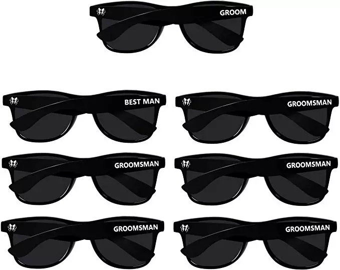 Weddings Sunglasses for Groom, Best Man, Groomsmen