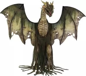 halloween animatronics viziuni sezoniere costume morris dragon de pădure