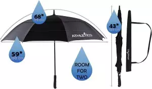 Umbrelă de golf deschisă automată Athletico