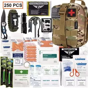 EVERLIT 250 Pieces Survival First Aid Kit