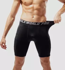 SILKWORLD Compression Shorts foar manlju