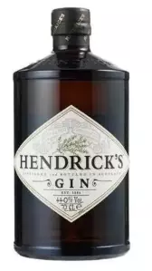 hendricks gin sort flaske