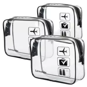 3 парчиња Lermende TSA одобрена торбичка за тоалети