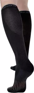 Бакарни фит енергетски унисекс чорапи со висока компресија на колена лесно за вклучување/лесно исклучување