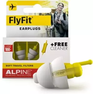 Alpine FlyFit Airplane Pressure Relief Earplugs