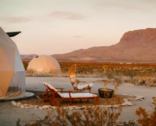 Luxusný Glamping Dome, Big Bend, Texas
