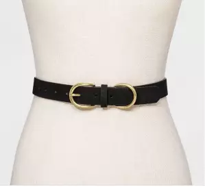 Double Harness Metal Loop Belt