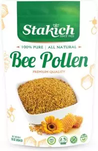 Stakich Bee Pollen 1 Pund pose, beste bipollentilskudd