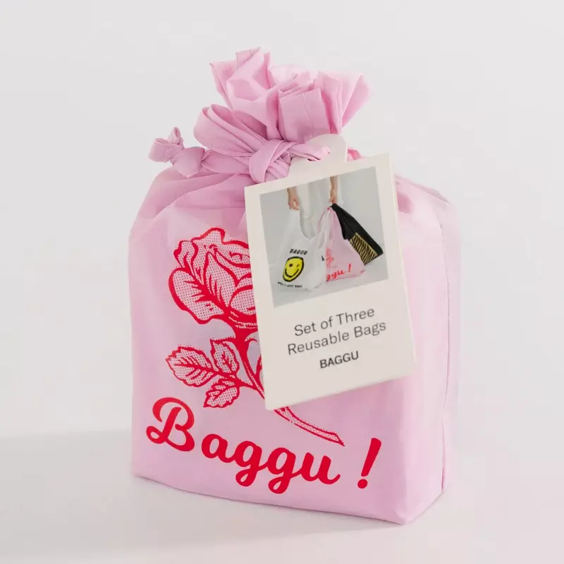 baggu পুনর্ব্যবহারযোগ্য টোট ব্যাগ সেট