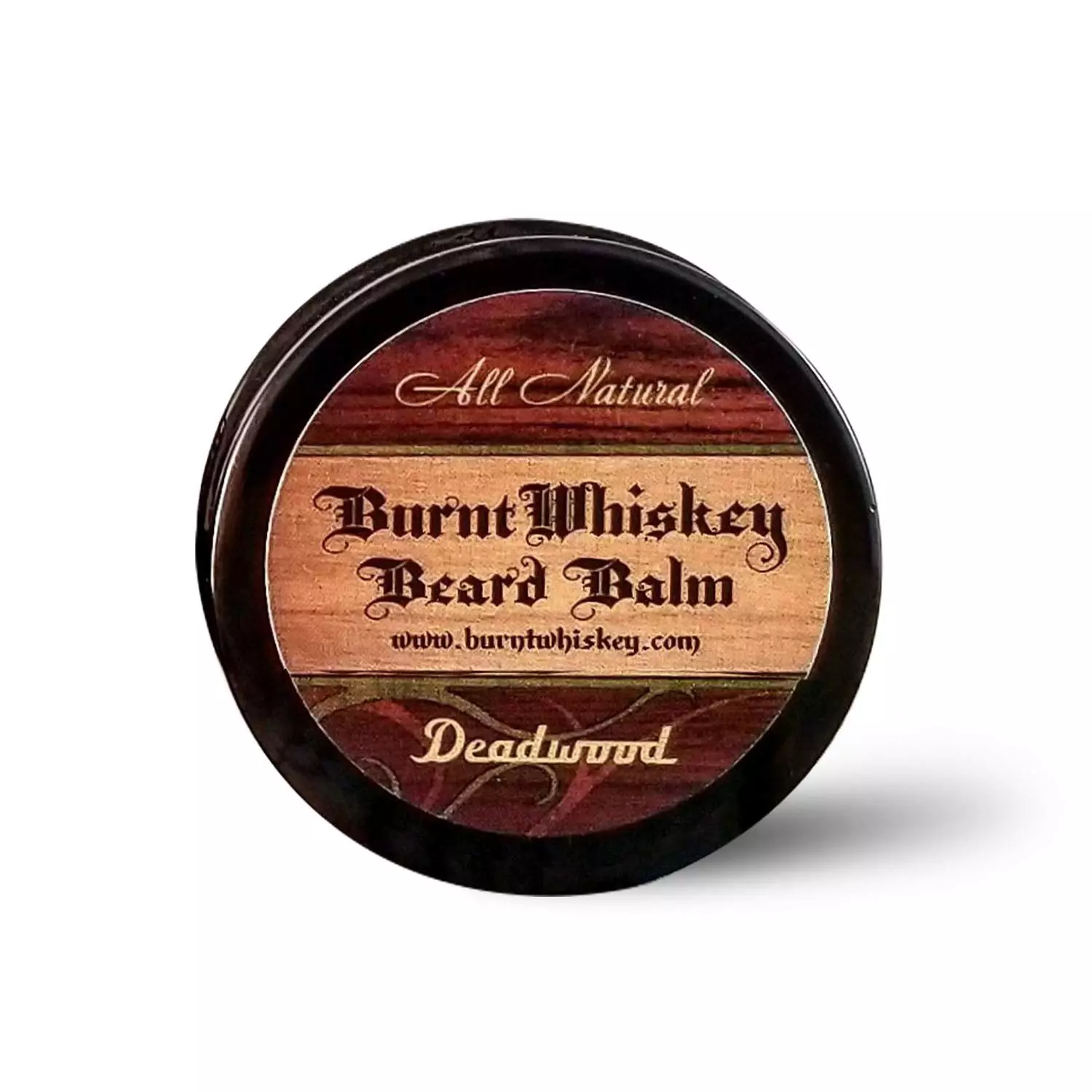 Burnt whisky bizar-balsamo naturala Deadwood lurrinarekin, bizar-balsamo onenetako bat