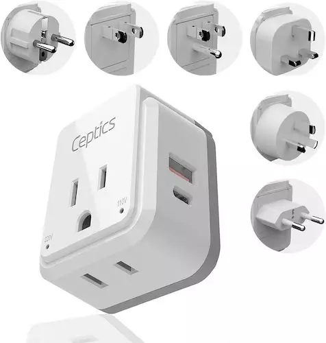Ceptics World Power Plug Adapter Set