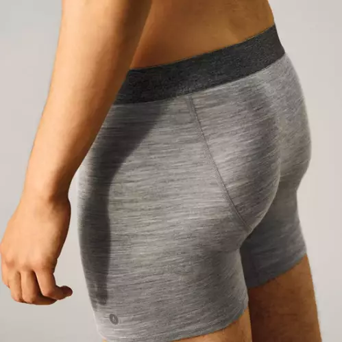 Alle Birds gebreide boxershorts in boulder