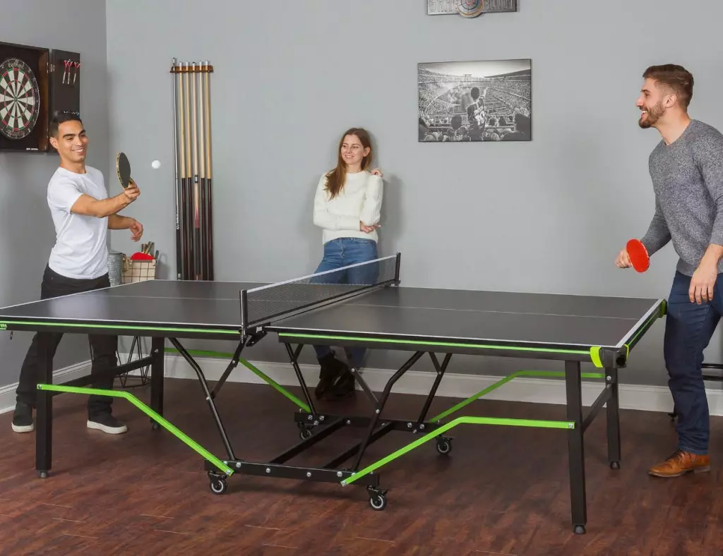 Эдгээр ширээний теннисний ширээг ашиглан блок дээрх хамгийн шилдэг тоглоомын өрөөг бий болго