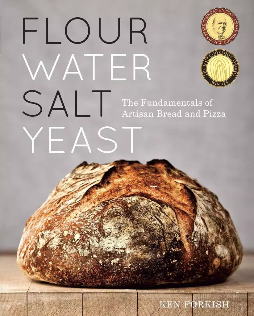 Miltų, vandens, druskos, mielių kulinarijos knyga