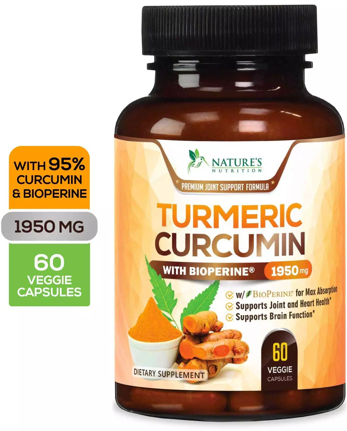 Nature's Nutrition Gurkemeie Curcumin