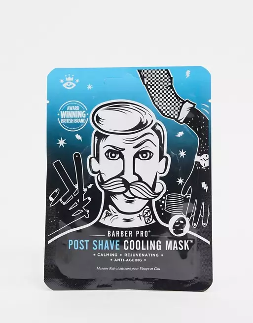 barber pro post-shave colling mask; labing maayo nga aftershave nga mga produkto