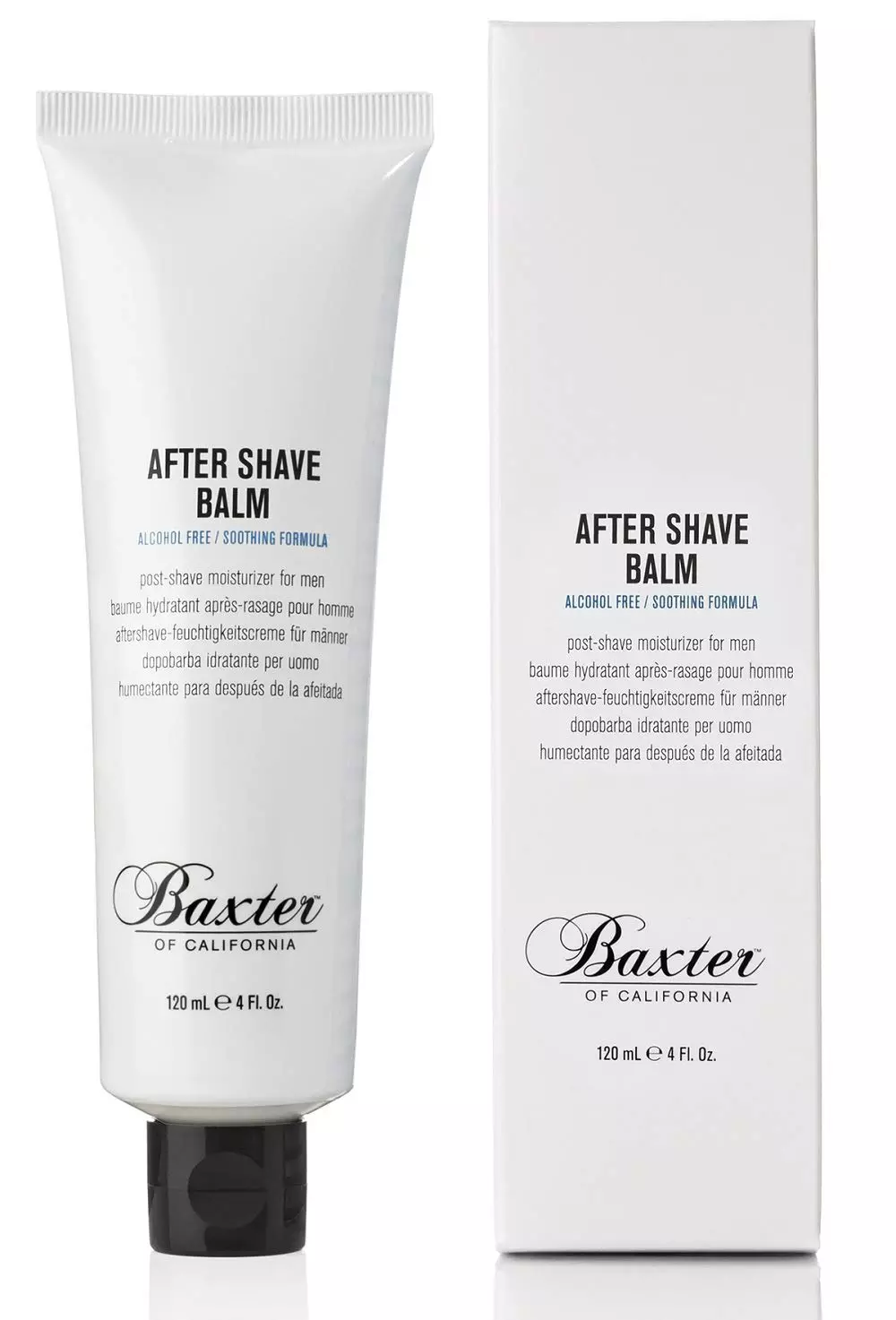 Baume après-rasage Baxter of California pour hommes; produits après-rasage